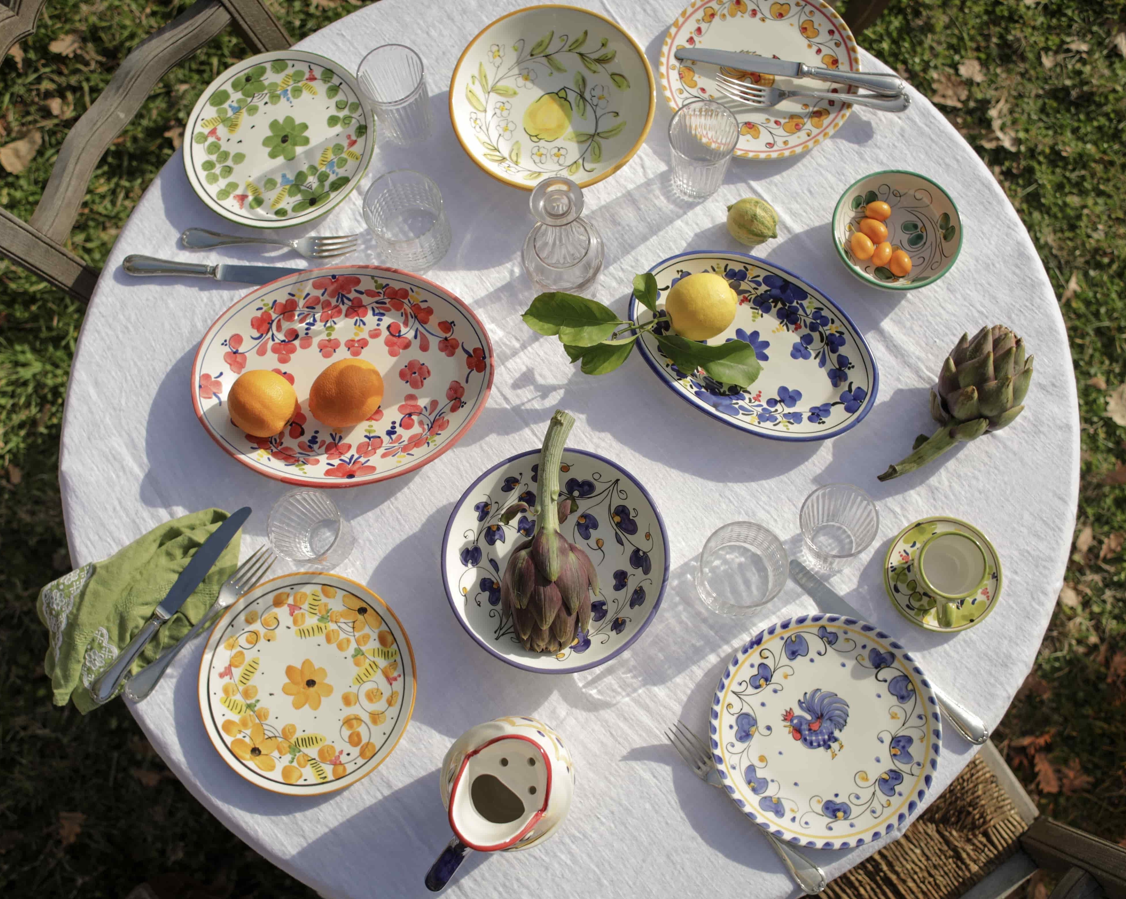 Italian plates Capri - Handcrafted Ceramics – Molleni Home